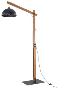 Podlahová lampa TK 5128 OSLO tmavé dřevo