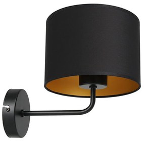 Luminex Nástěnná lampa ARDEN 1xE27/60W/230V černá/zlatá LU3486