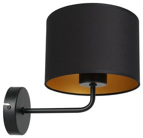 Nástěnná lampa ARDEN 1xE27/60W/230V černá/zlatá