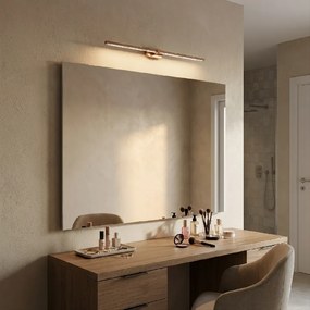 Toolight Toolight, LED nástěnné svítidlo 80cm, 13W, 4000K, 1000lm, APP1897-1W, měděná matná, OSW-66052