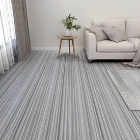 Samolepicí podlahové desky 55 ks PVC 5,11 m² světle šedé,  324646