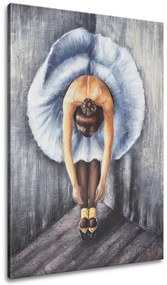 Gario Ručně malovaný obraz Baletka v modrém Rozměry: 70 x 100 cm