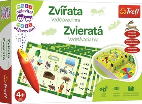 TREFL Hra Malý objevitel Zvířata s magickým perem na baterie Světlo Zvuk tr02097