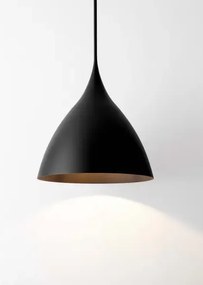 Černé designové svítidlo Syntopia