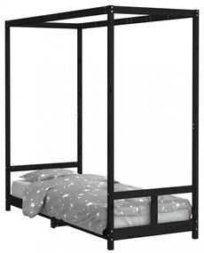 Dětská postel s nebesy Dekorhome 70 x 140 cm