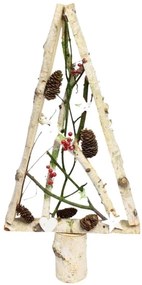 Bestent Dřevěný vánoční stromek 62cm TWIG