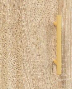 vidaXL Skříň highboard 34,5 x 34 x 180 cm kompozitní dřevo [3199484] Barva: hnědý dub