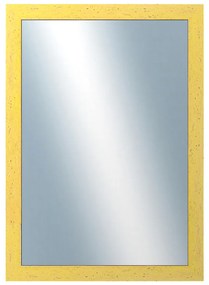 DANTIK - Zarámované zrcadlo - rozměr s rámem cca 50x70 cm z lišty RETRO žlutá (2533)