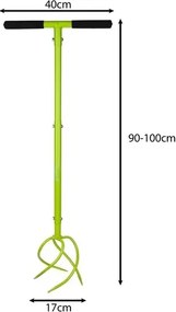 Gardlov Ruční zahradní kultivátor pro kypření a provzdušňování půdy