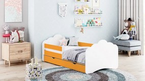 Dětská postel Tobík - oranžová (Vybírat můžete z mnoha motivů a barev.)