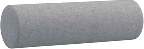 2dílná sedací souprava s polštáři světle šedá textil 3201850