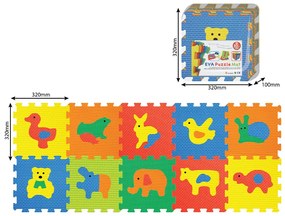 Pěnové puzzle Zvířátka 10 ks