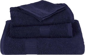 Ručníky FROGN 4 ks tmavě modré 50x100 cm 360 g/m² 136783