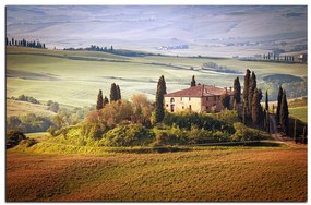 Obraz na plátně - Italská venkovská krajina 1156A (75x50 cm)