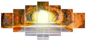 Obraz - Brána z korun stromů (210x100 cm)