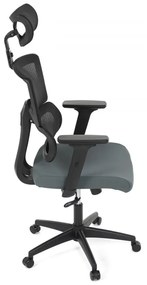 Kancelářská židle OFFICE P101 šedá/černá