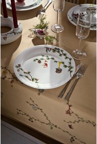 Bílý porcelánový talíř s vánočním motivem ø 27 cm Hammershøi Christmas – Kähler Design