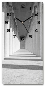 Wallmuralia Moderní hodiny nástěnné Chodba 30x60 cm