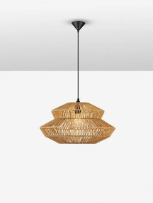 Provazové závěsné svítidlo v přírodní barvě ø 50 cm Nua – Nova Luce