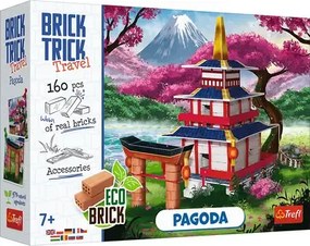 TREFL Stavebnice BRICK TRICK Pagoda M / 160 dílů / od 7 let