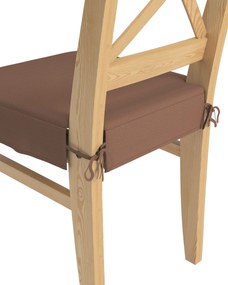 Sedák na židli IKEA Ingolf barva hnědá