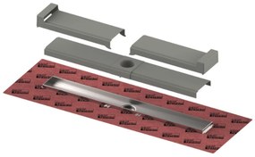 Tece TECEdrailine-Evo - Sprchový žlab Evo 120 cm, s přírubou, ochranný kryt, nerez 601202