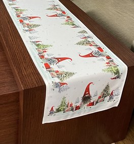 Vánoční ubrus - běhoun na stůl GNOMES I. 40x160 cm Mybesthome