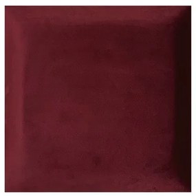 Egibi Čalouněný akustický panel nástěnný Riwiera 59 bordó čtverec - Čtverec 30x30 cm