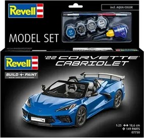 Revell Corvette C8 Cabriolet / Plastikový model / 1:25 / počet dílků 1