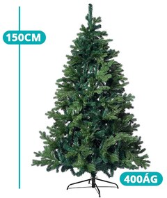 3D vánoční stromek s kovovým stojanem v několika velikostech - 150 cm