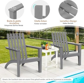 Costway Adirondack Chair zahradní židle z akáciového dřeva