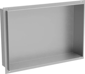 Mexen X-Wall-NR výklenková police bez límce 45 x 30 cm, inox - 1911453010