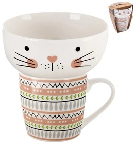 Porcelánový set hrnku a misky 2 ks 350 ml – Orion