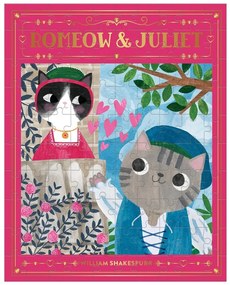 Mudpuppy Puzzle Romeow & Juliet Bookish Cats 100 dílků