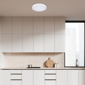 Rabalux Bílé stropní LED svítidlo Alenzo kulaté 355mm 24W IP44 CCT 71427