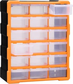 Organizér s 18 středně velkými zásuvkami 38 x 16 x 47 cm 149597