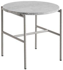 HAY Rebar Side Table, Ø45x40, Grey Marble