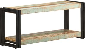 vidaXL TV stolek 90 x 30 x 40 cm masivní recyklované dřevo [321979] Barva: Černá