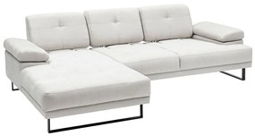 Designová rohová sedačka Vatusia 314 cm béžová - levá