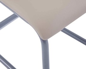 vidaXL Konzolové jídelní židle 4 ks umělá kůže [281694] Barva: Bílá