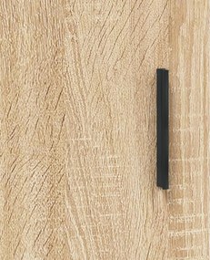 vidaXL Skříň highboard 34,5 x 34 x 180 cm kompozitní dřevo [3199444] Barva: kouřový dub