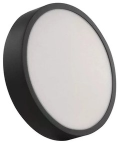 LED Stropní svítidlo LED/21W/230V 3000/3500/4000K pr. 22,5 cm černá
