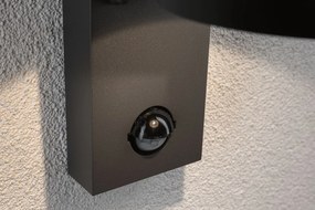P 94453 Venkovní nástěnné svítidlo Capea antracit IP44 6W 230V teplá bílá pohybové čidlo - PAULMANN