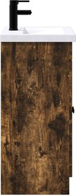 Sada koupelnového nábytku Kouřový dub 56 x 37,5 x 81 cm 3404169