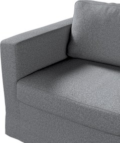 Potah na pohovku IKEA  Karlstad 2-místná , nerozkládací, dlouhý barva šedá látka pletený vzor