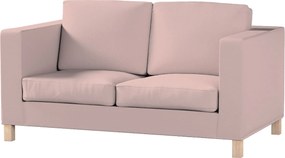 Potah na pohovku IKEA  Karlanda 2-místná, krátký barva růžová látka pletený vzor