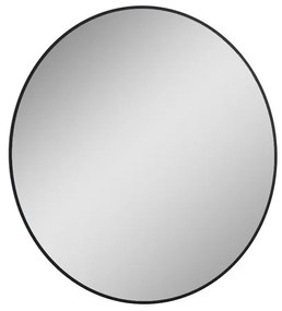 LOTOSAN Sand Round LED zrcadlo, O 80cm, černá AQ LN8122