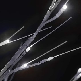 Vánoční strom 200 studených bílých LED 1,8 m vrba dovnitř i ven 332957
