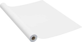 Samolepící tapeta na nábytek bílá 500 x 90 cm PVC 146122
