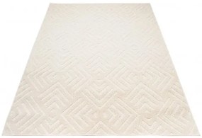 Kusový koberec Sisalový CANSAS T932E Moderní krémový Rozměr: 160x230 cm